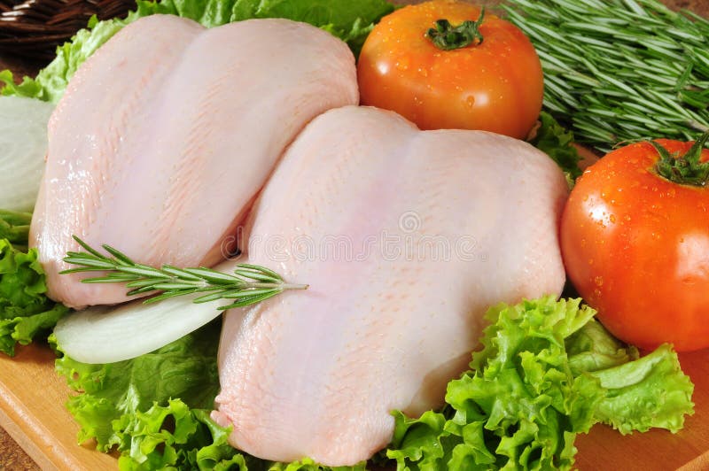 Raw chicken breast stock photo. Image of closeup, muscle - 37892710