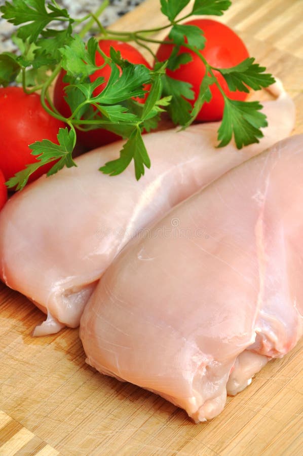 Fresh raw chicken breasts stock image. Image of diet - 36653261
