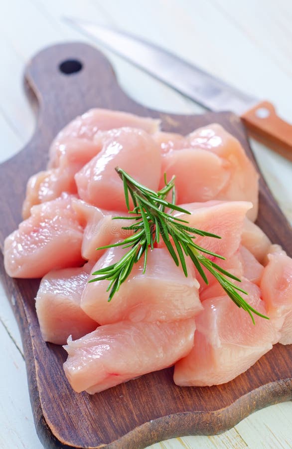 Raw chicken stock image. Image of horizontal, fillet - 39141843