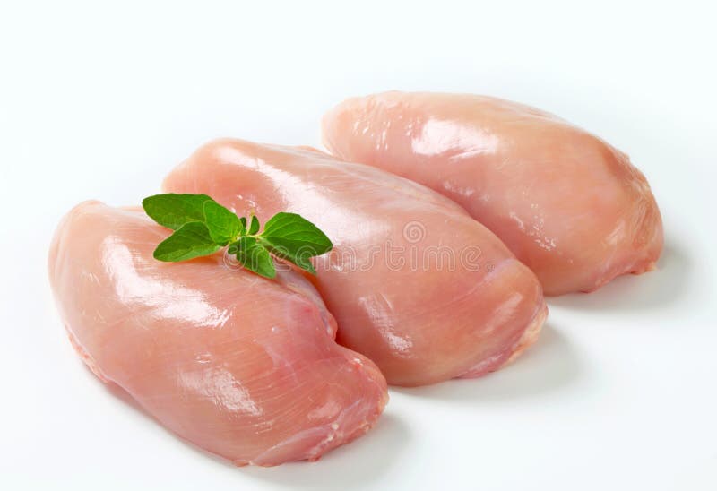 Raw chicken breast fillets stock photo. Image of fresh - 55918898