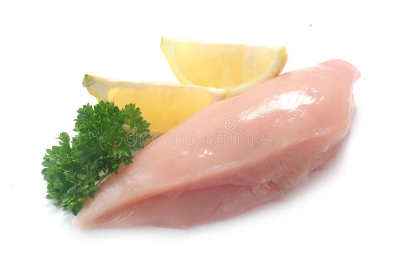 Raw Chicken Breast stock image. Image of diet, white - 165362353