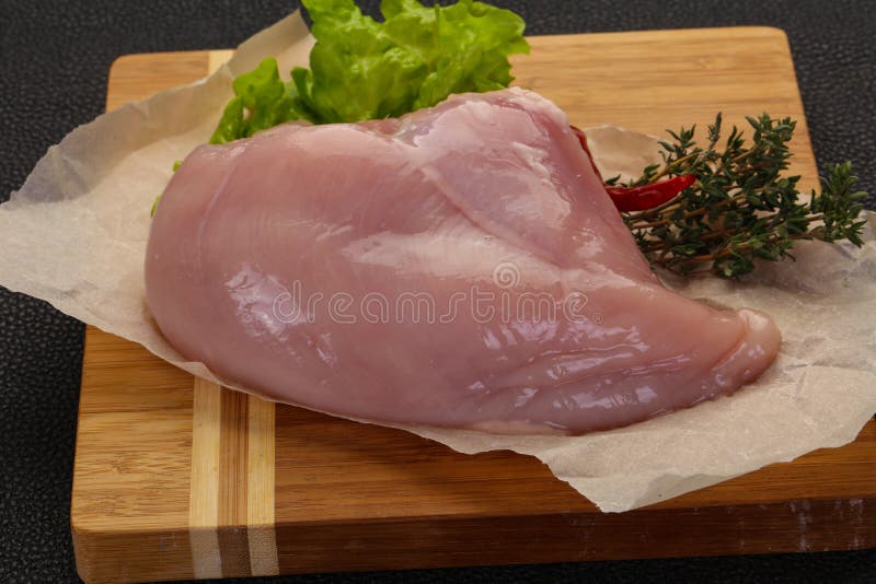 Raw chicken breast stock image. Image of chicken, fillets - 156269925