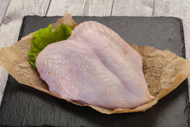 Raw chicken breast stock image. Image of uncooked, breast - 181275105