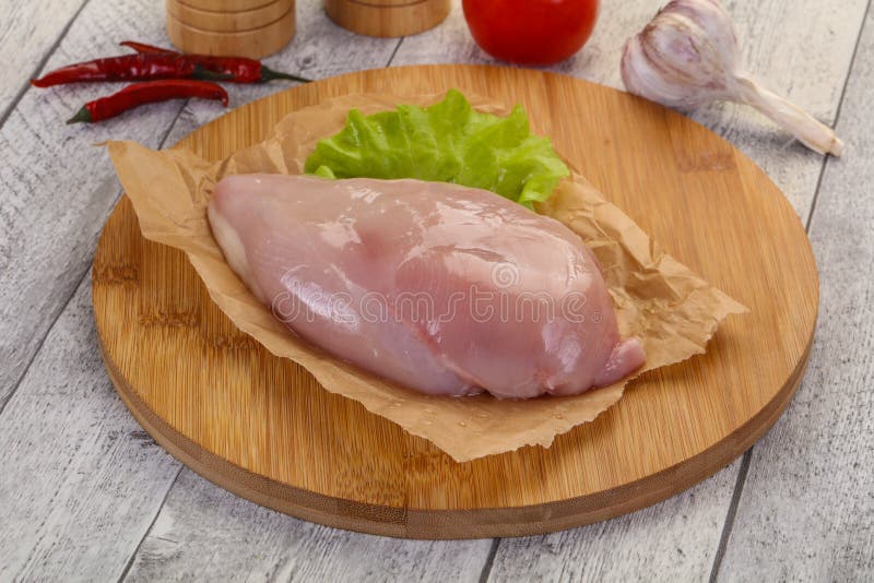 Raw chicken breast stock image. Image of fillet, skinless - 189139767