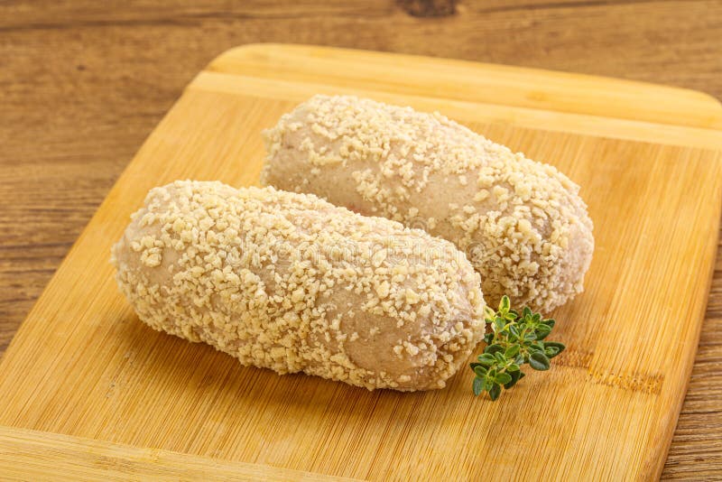 Raw Chicken Cutlet for Roast Stock Photo - Image of uncooked, white ...