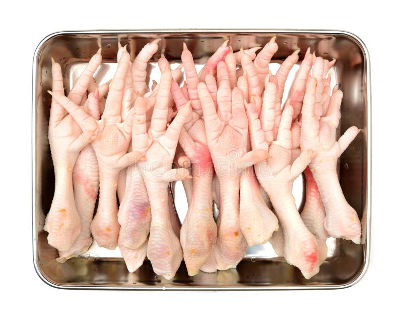 Raw Chicken feet stock image. Image of dinner, chinese - 106133599