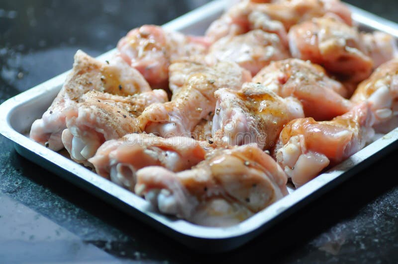 Raw Chicken or Ferment Chicken for Cook Stock Photo - Image of food ...