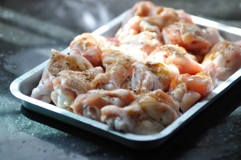Raw Chicken or Ferment Chicken for Cook Stock Image - Image of ferment ...
