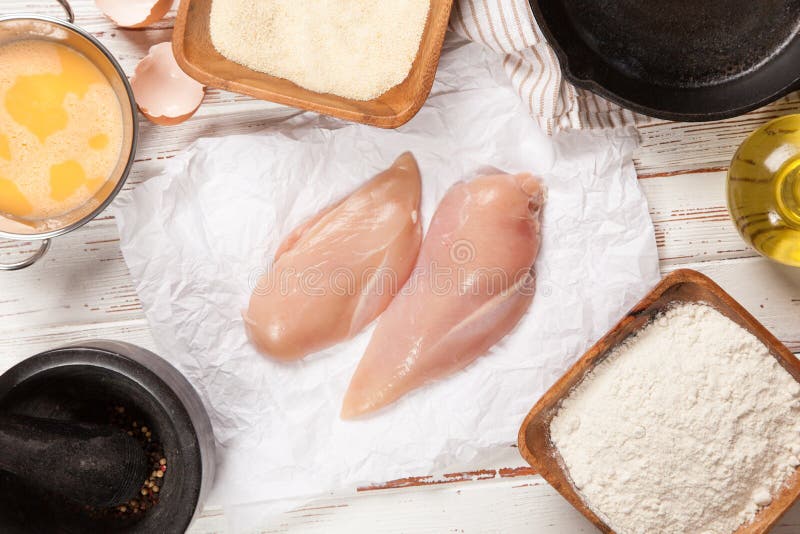 Raw chicken fillet stock photo. Image of fillet, preparation - 65242182