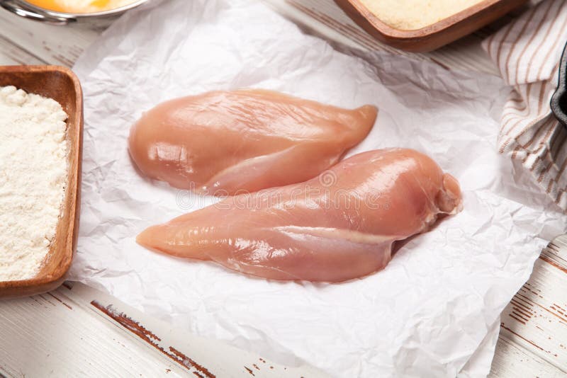 566 Raw Breaded Chicken Fillet Photos - Free & Royalty-Free Stock ...