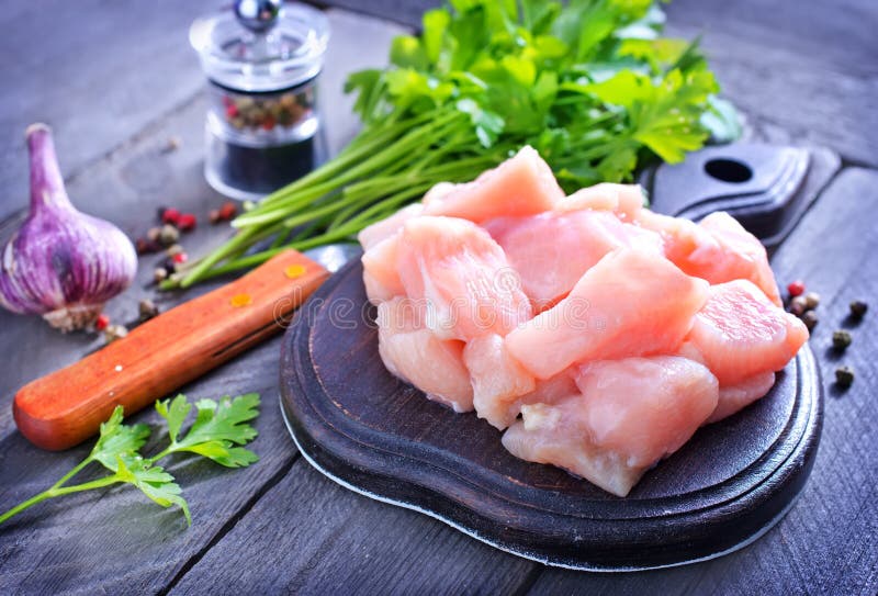 Raw chicken stock image. Image of preparation, kitchen - 41469941