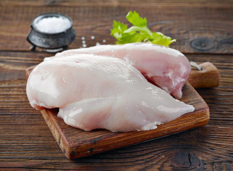 Raw chicken fillets stock image. Image of breast, fresh - 31340323