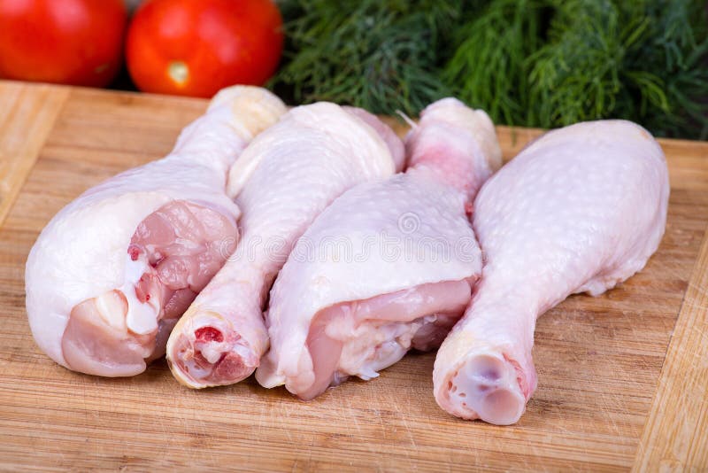 Raw chicken thigh stock photo. Image of grocery, farming - 14366836