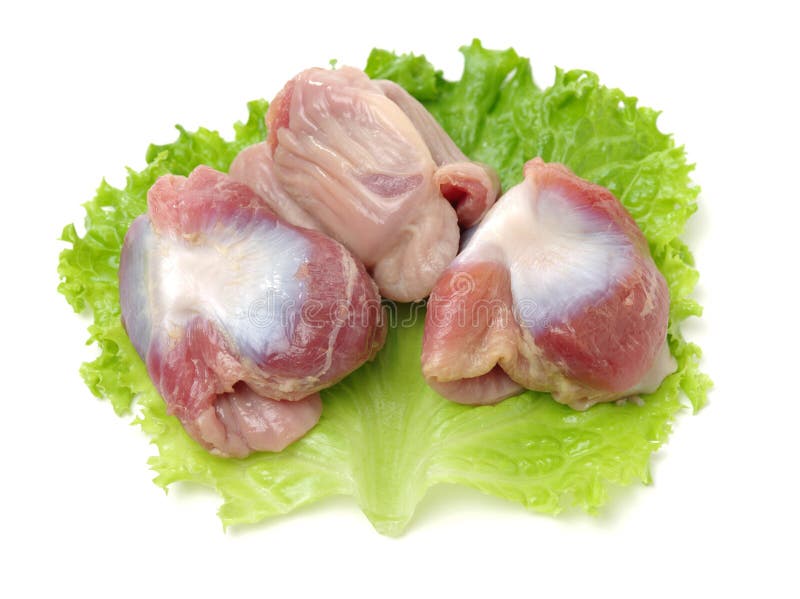 Raw Chicken gizzards stock image. Image of cook, macro - 145353219