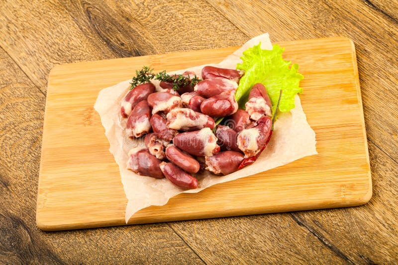 Raw chicken hearts stock image. Image of fresh, heart - 145828983