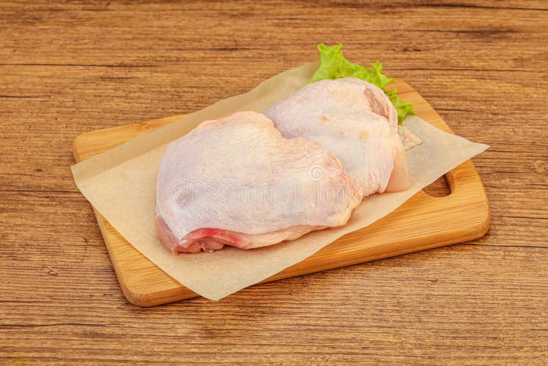 Raw Chicken Hip for Cooking Stock Image - Image of dinner, chicken ...