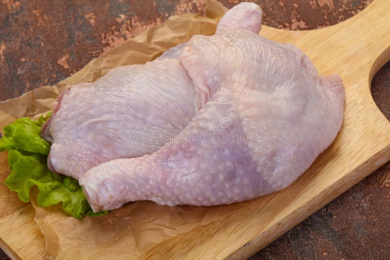Raw chicken leg stock image. Image of meal, delicious - 172437145
