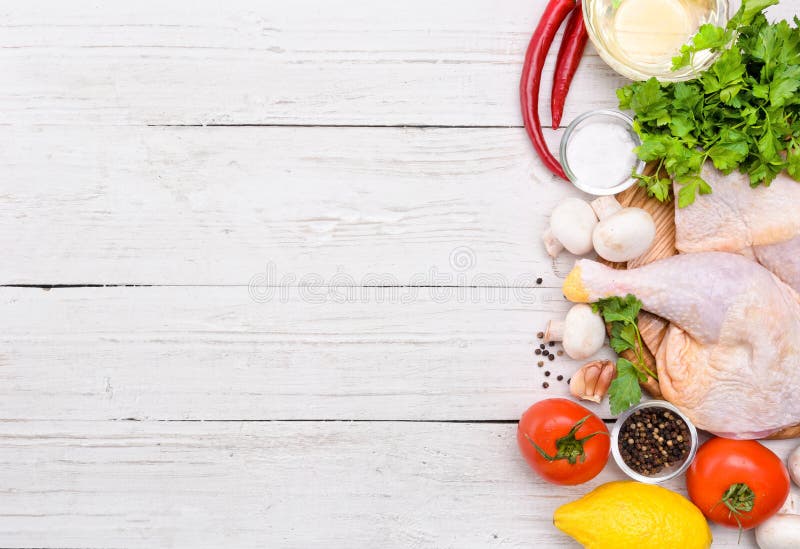 Raw chicken legs. stock photo. Image of rustic, gobbler - 52156010