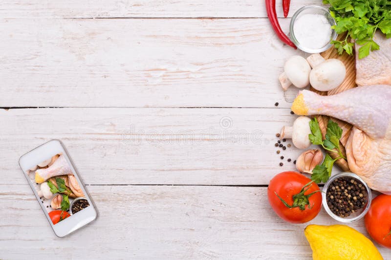 Raw Chicken Legs. Instagram. Stock Image - Image of meat, fresh: 52156047