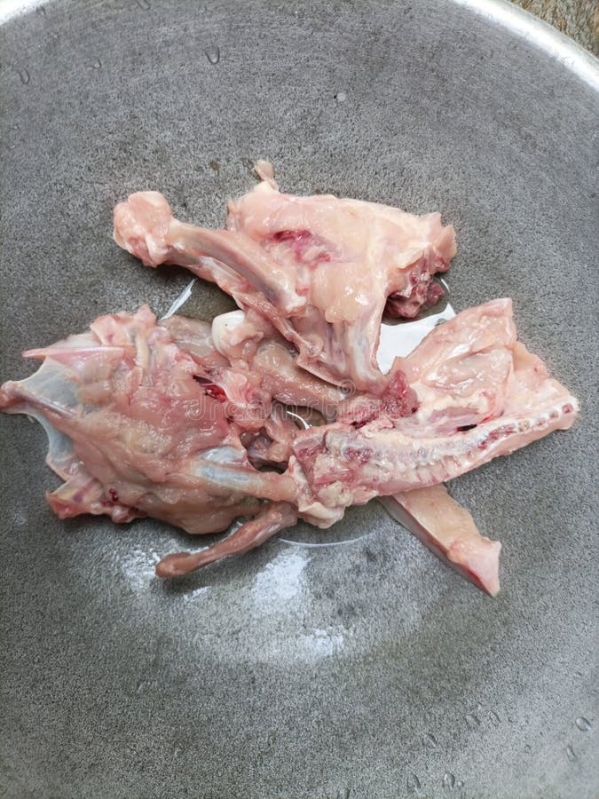 Raw Chicken Meat in a Pan, Ready To Be Cooked. Stock Photo - Image of ...