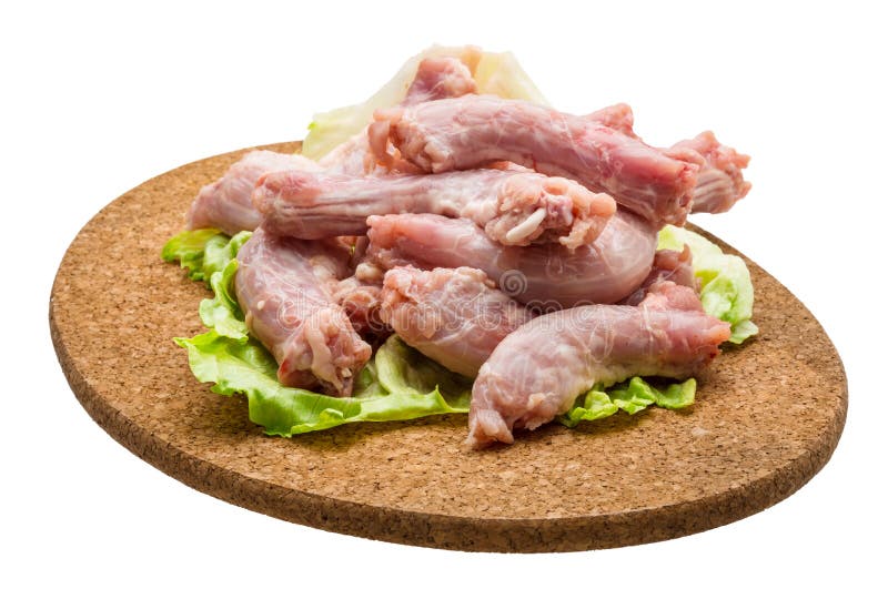Raw chicken neck stock photo. Image of isolated, white - 38193306