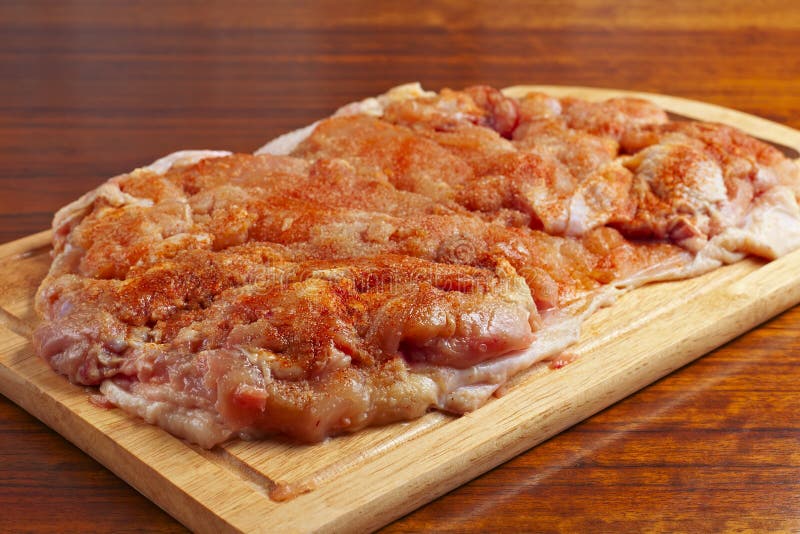 Raw Chicken Piece with Spices Stock Image - Image of short, macro: 40133171