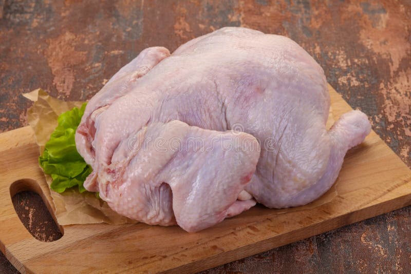 Raw Chicken Ready for Cooking Stock Photo - Image of roast, fowl: 158552556