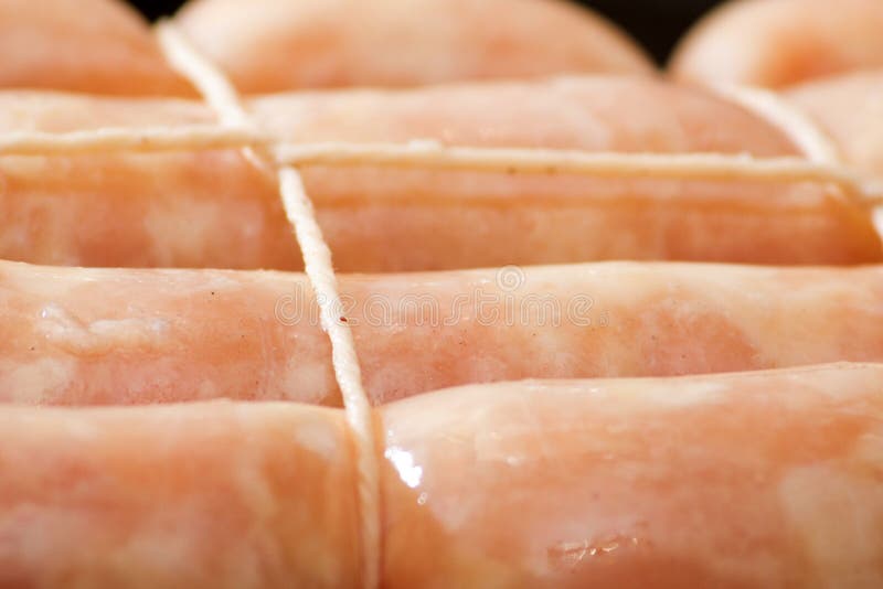 Raw chicken sausage stock image. Image of poland, dish - 47482183