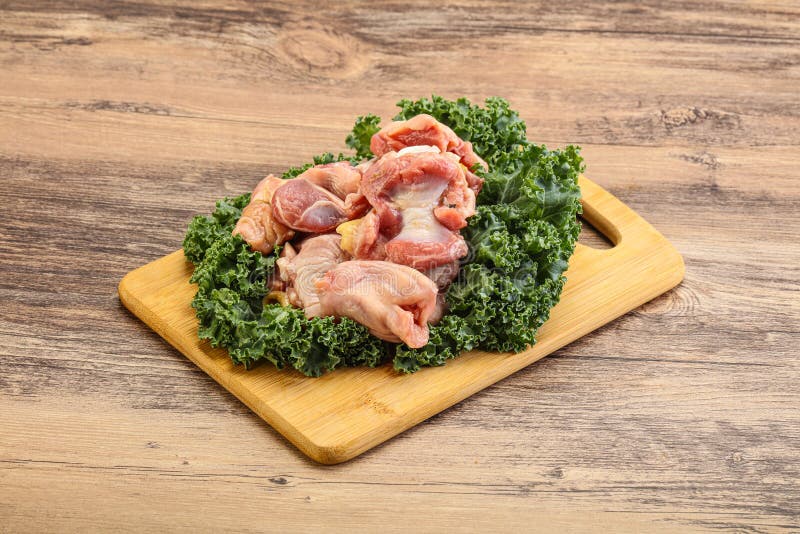 Raw Chicken Stomach for Cooking Stock Photo - Image of tasty, cooking ...