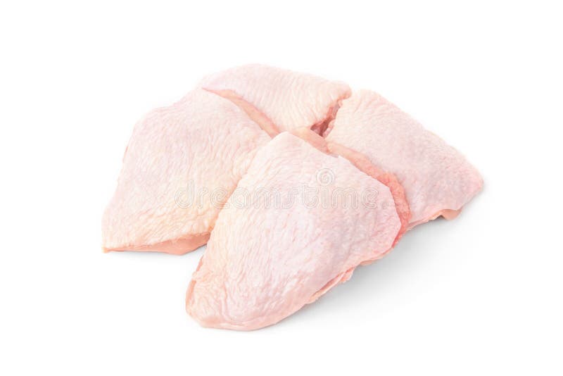 Raw Chicken Thigh Isolated. Stock Photo - Image of cook, pork: 173223428