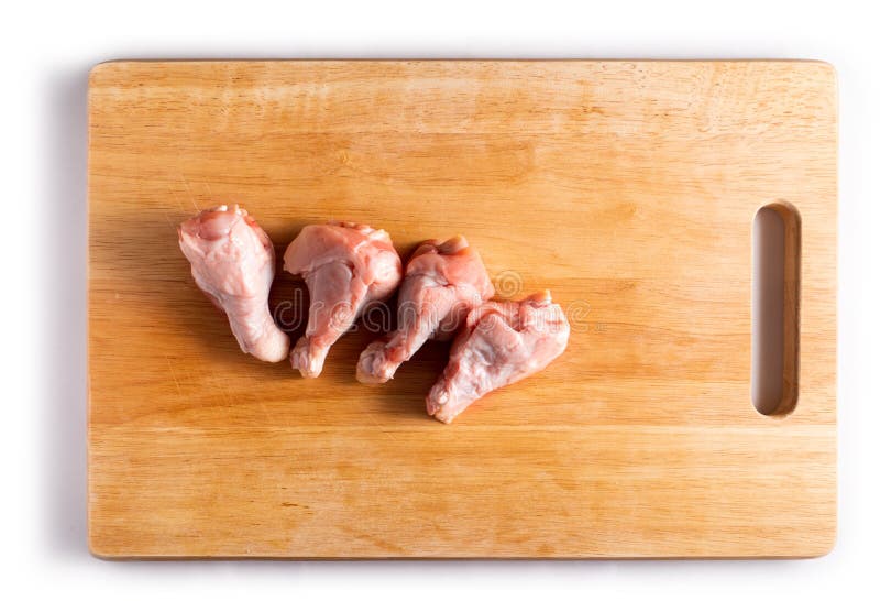 Fresh Raw Drumstick of Chicken Wing Stock Image - Image of cooking ...