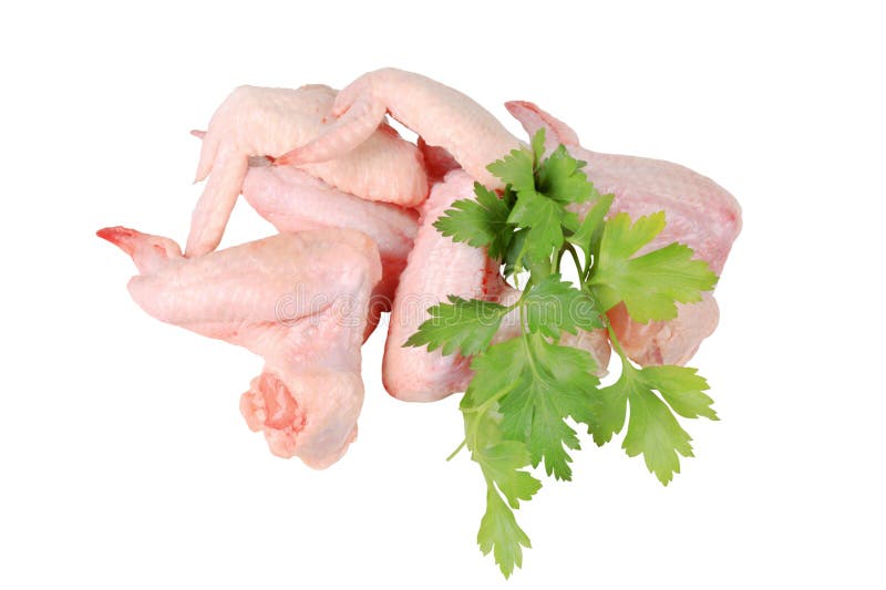 Raw chicken wings. stock photo. Image of frame, meat - 52844960