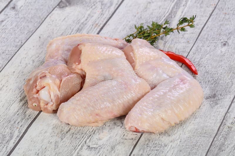 Raw chicken wings stock photo. Image of grill, gourmet - 179609820