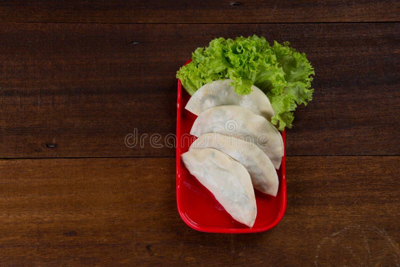 Chinese Wanton Soup with Bok Choy Ready To Eat Stock Photo - Image of ...