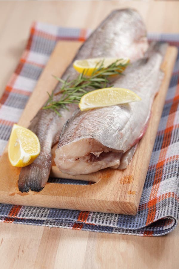Raw cod stock image. Image of meal, wooden, fish, macro - 20338275