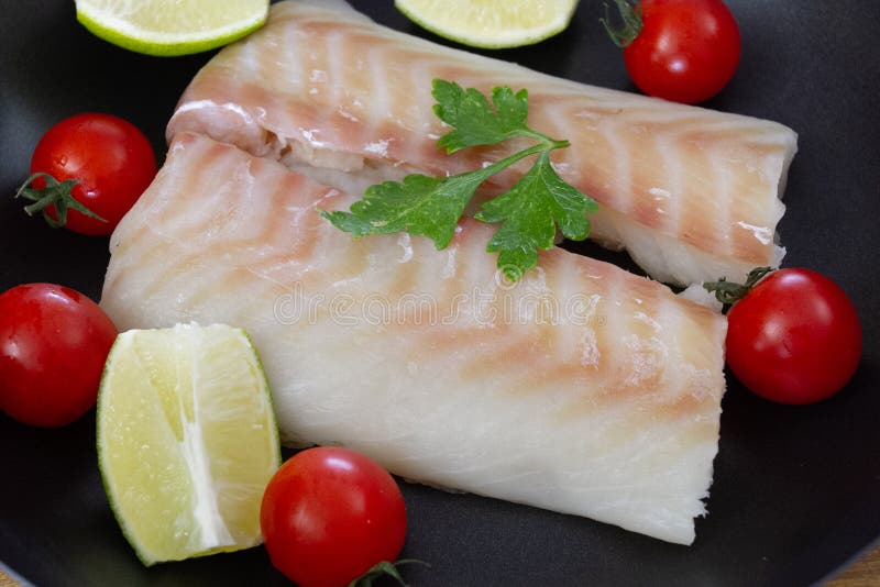 Raw cod back stock image. Image of white, ingredient - 124325045
