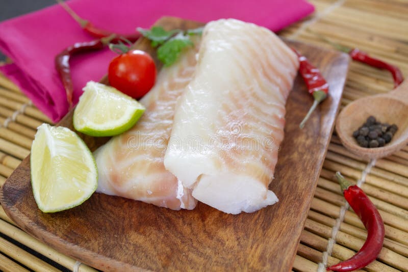 Raw cod back stock image. Image of dish, fresh, salt - 124324989