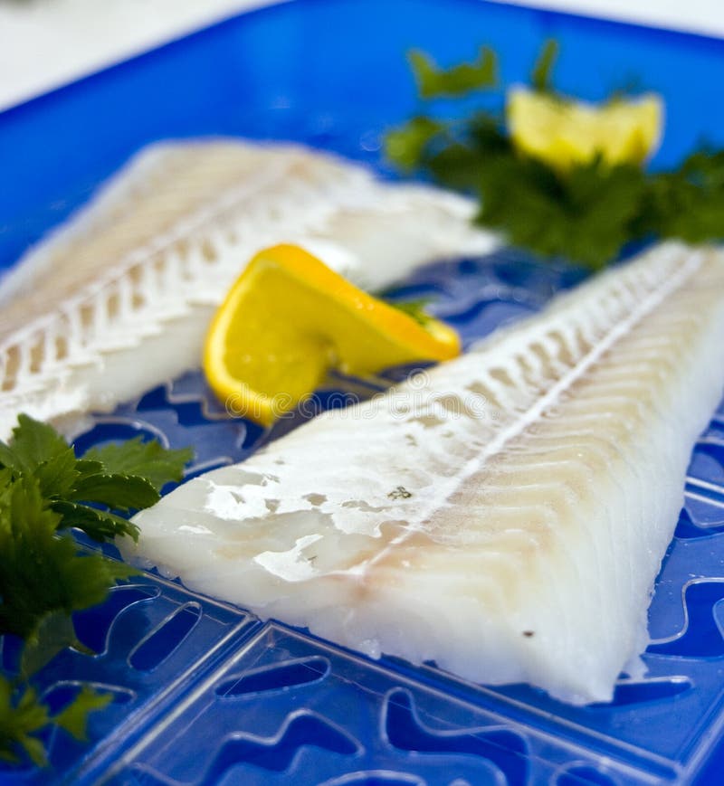 Raw cod fillet stock photo. Image of fresh, piece, seafood - 11400788