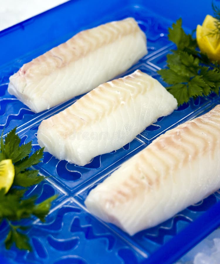 Raw cod fillet stock photo. Image of orange, meat, arrangement - 11401280