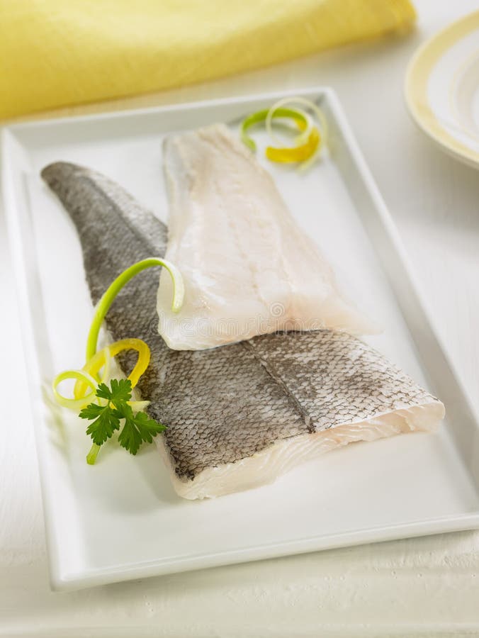 Raw cod stock photo. Image of isolated, delicious, seafood - 39165562