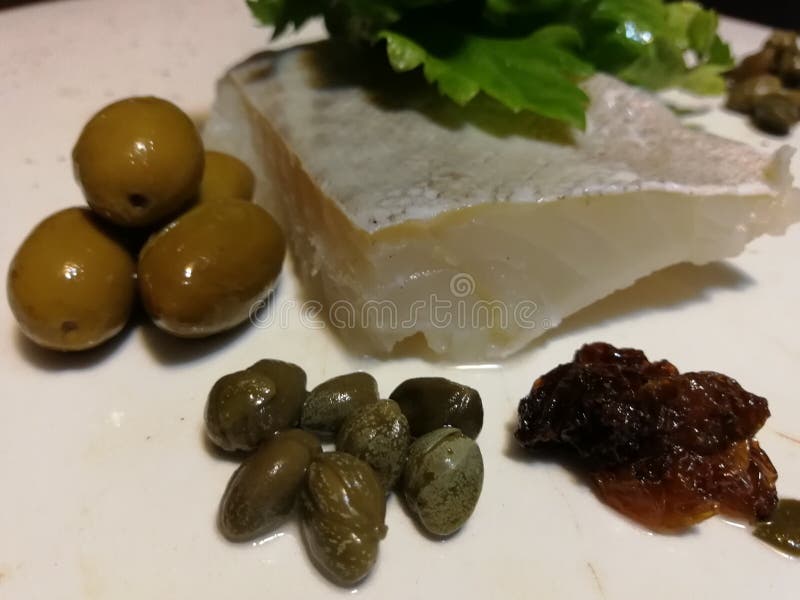 Raw Cod Fish Being Prepared Stock Image - Image of food, cuisine: 106373019