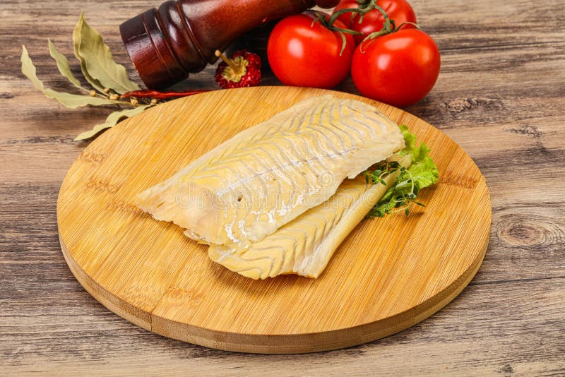 Raw cod fish for cooking stock photo. Image of cuisine - 204927790