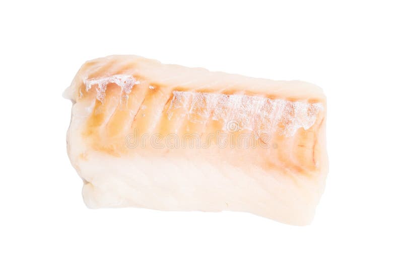 Raw Cod Fish Fillet, Ready for Cooking Boneless White Fish Meat ...
