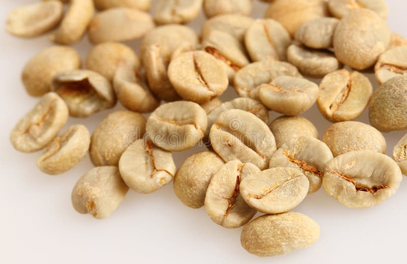 Raw coffee beans stock photo. Image of freshest, space - 28656738