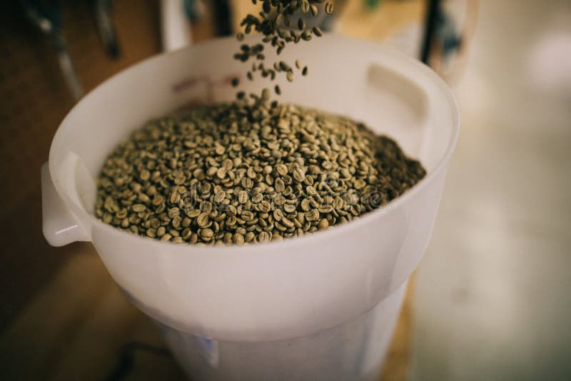 Latte Being Prepared By Barista Stock Image - Image of espresso ...