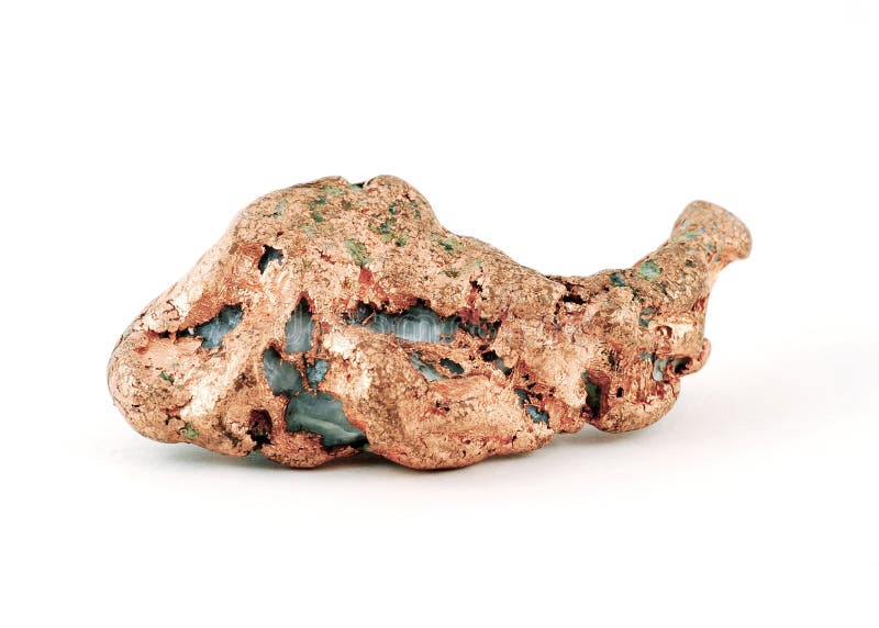 Raw Copper Ore stock photo. Image of rock, copper, precious - 8196370