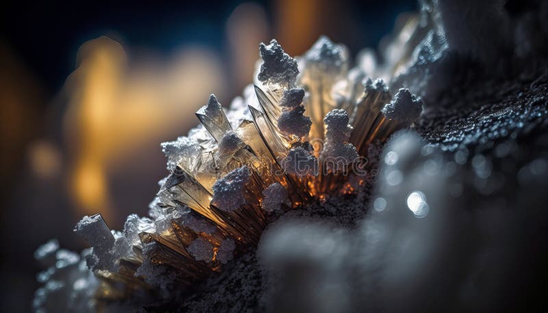 Precious Stones in the Form of Multi-colored Crystals. Stock ...