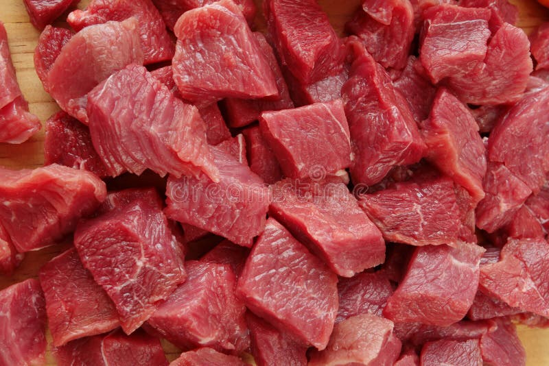 Raw Cutting Beef on Wooden Plate Stock Photo - Image of beef, copyspace ...