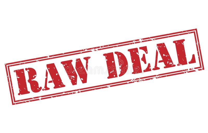Raw Deal Stock Illustrations – 234 Raw Deal Stock Illustrations ...