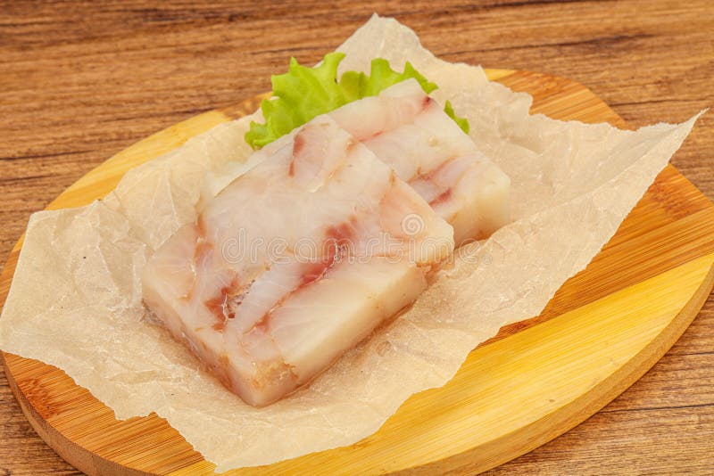 Raw Pollock Fish Fillet for Cooking Stock Photo - Image of diet, frozen ...